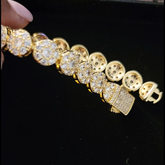 Boutique Emmé | Jewelry | Outstanding Quality 4k Gold Diamond Cz Tennis ...